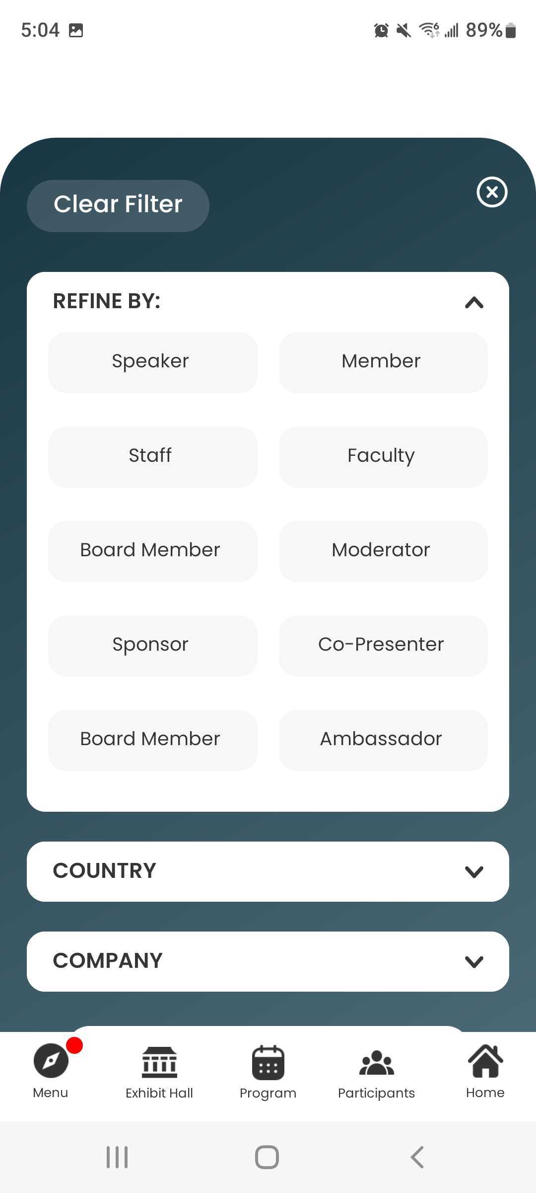 Participant Directory